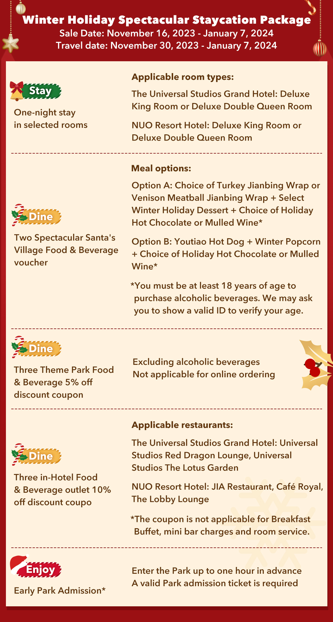 A Spectacular Winter Holiday Package | Universal Beijing Resort